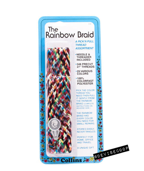 The Rainbow Thread Braid – DEVISE CO-OP